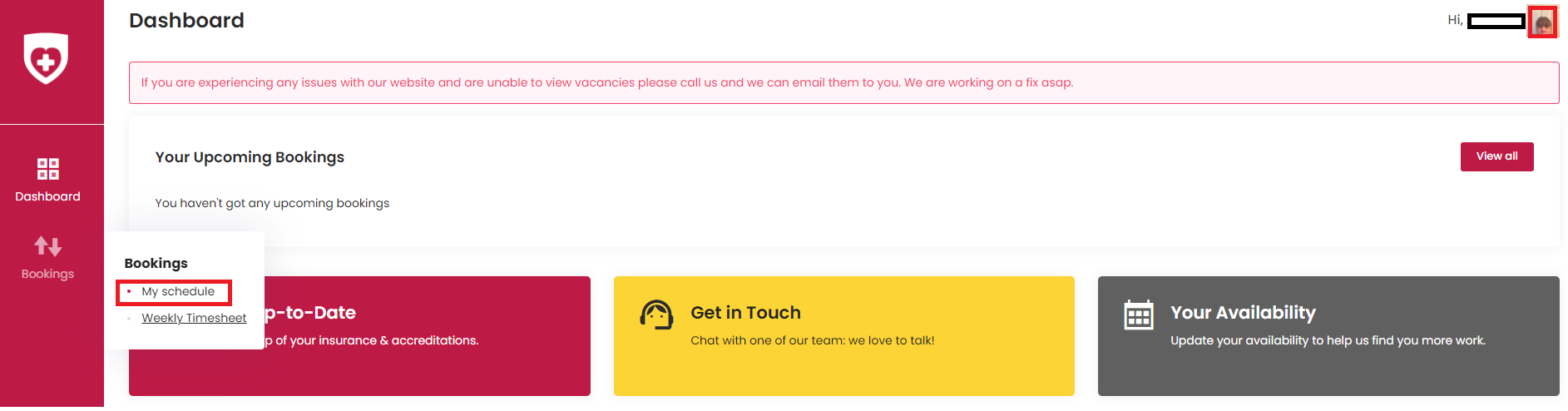 Team Locum Care App Guide – My Schedule - Team Locum