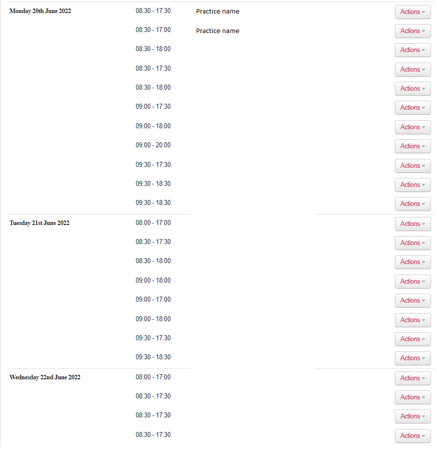 Editing Locum Shifts On the fly