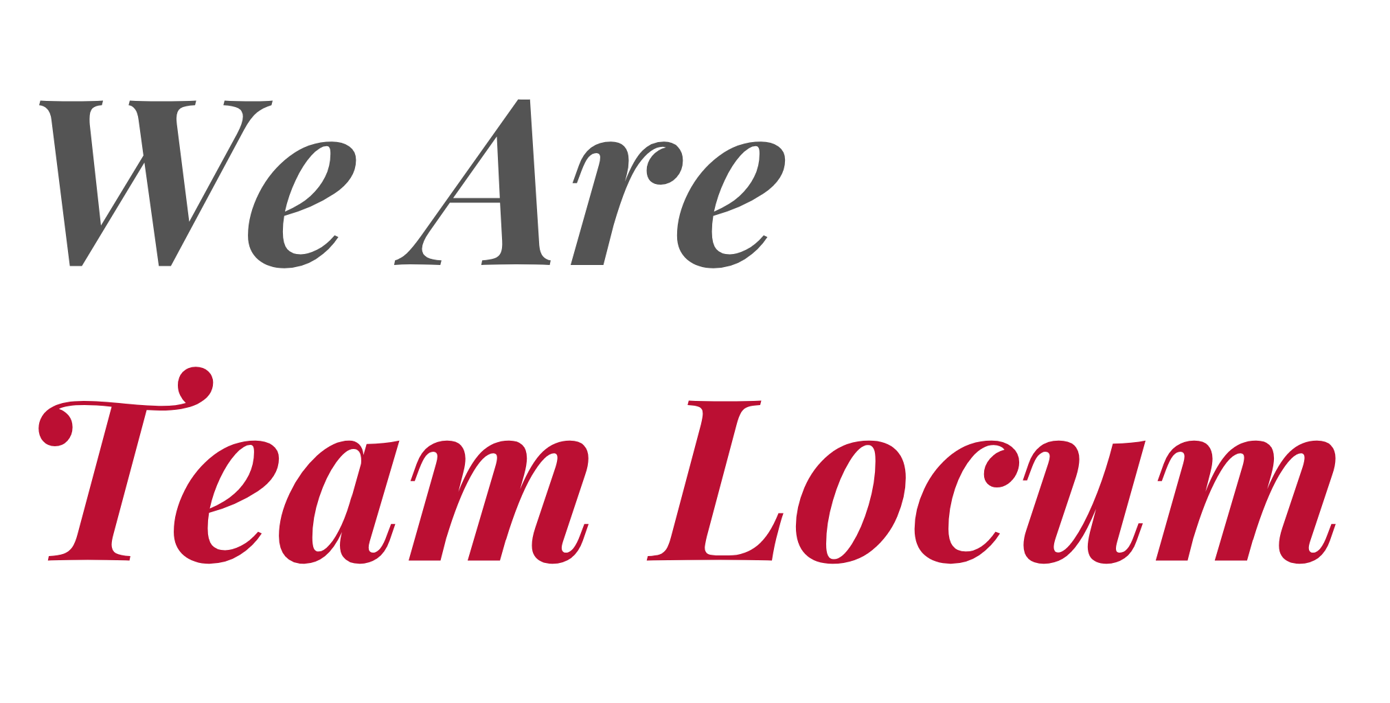About Team Locum - Team Locum