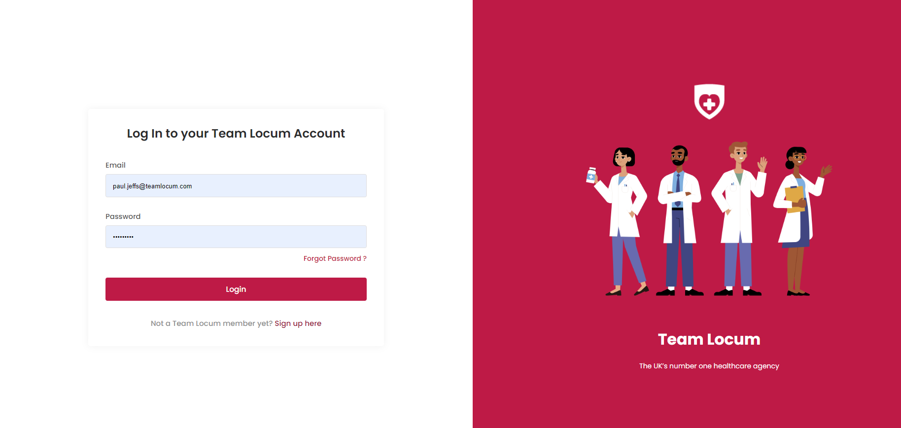 Team Locum Registration Guide
